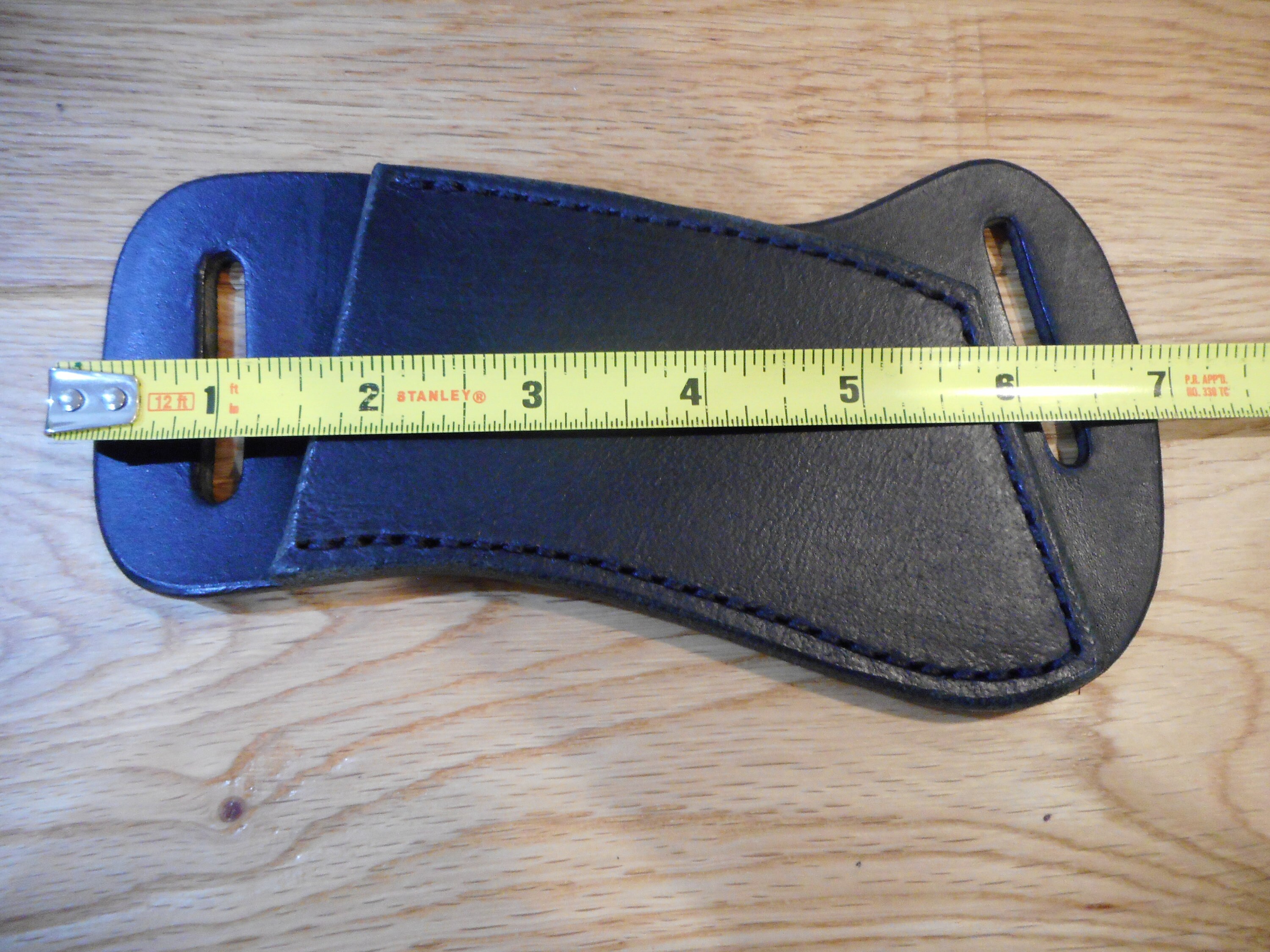 Cross Draw Buffalo Leather Knife Sheath Black Oil Rustic. Fits | Etsy