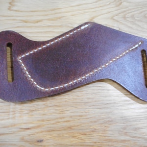 Custom Made to Fit a Buck 110 Cross Draw Buffalo Tooled Leather Knife ...