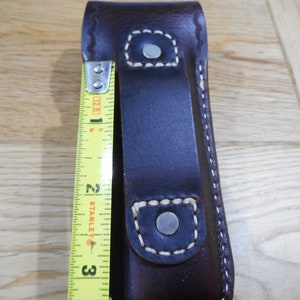 Buck 110 Custom Leather Knife Sheath. Brown. Plain Flap. Sheath Only - Etsy