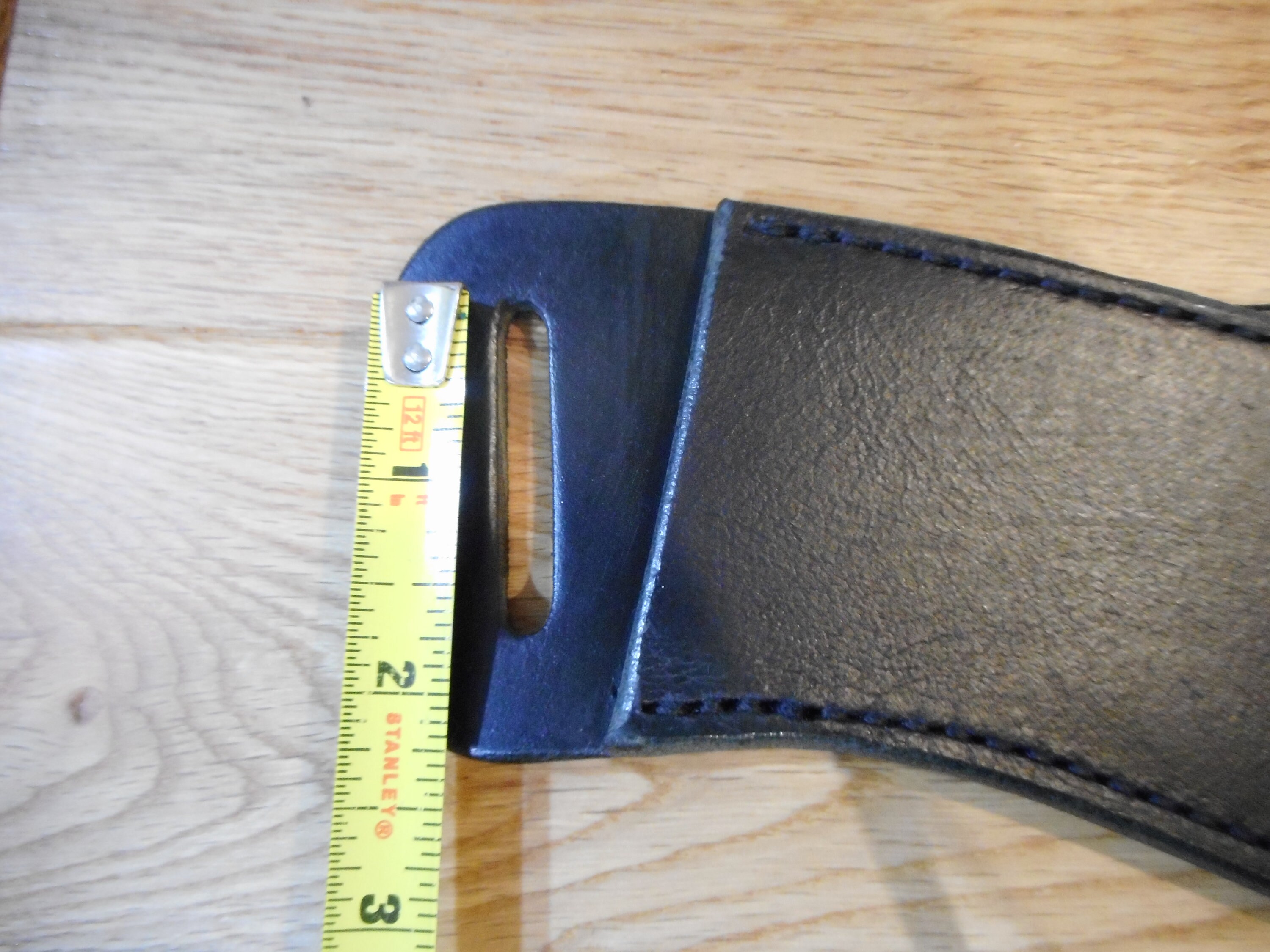 Cross Draw Buffalo Leather Knife Sheath Black Oil Rustic. Fits | Etsy