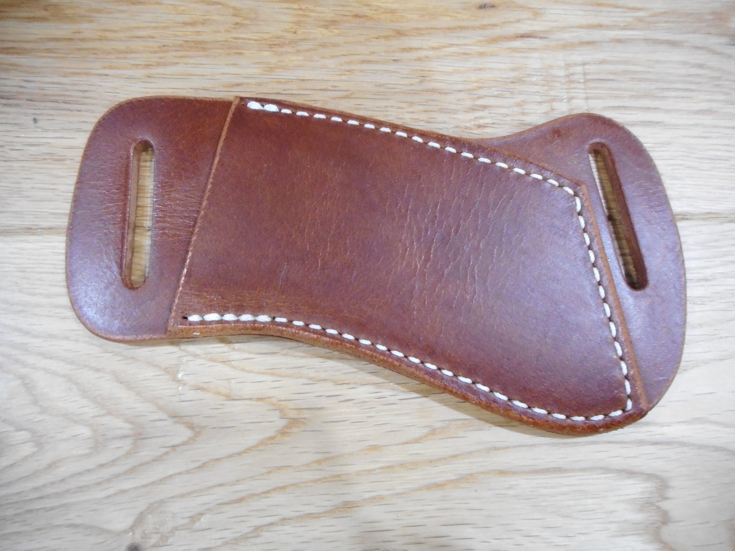 Cross Draw Buffalo Leather Knife Sheath Golden Brown. Fits a - Etsy
