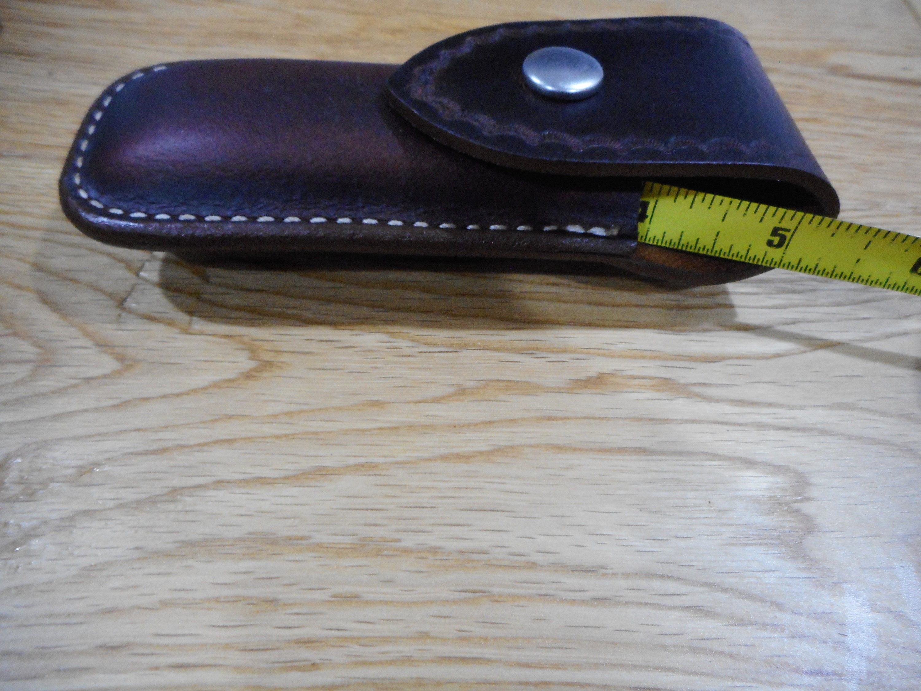 Buck 110 Custom Leather Knife Sheath. Brown. Plain Flap. Sheath Only - Etsy