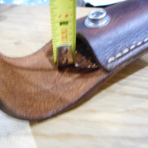 Buck 110 Custom Leather Knife Sheath. Brown. Plain Flap. Sheath Only - Etsy