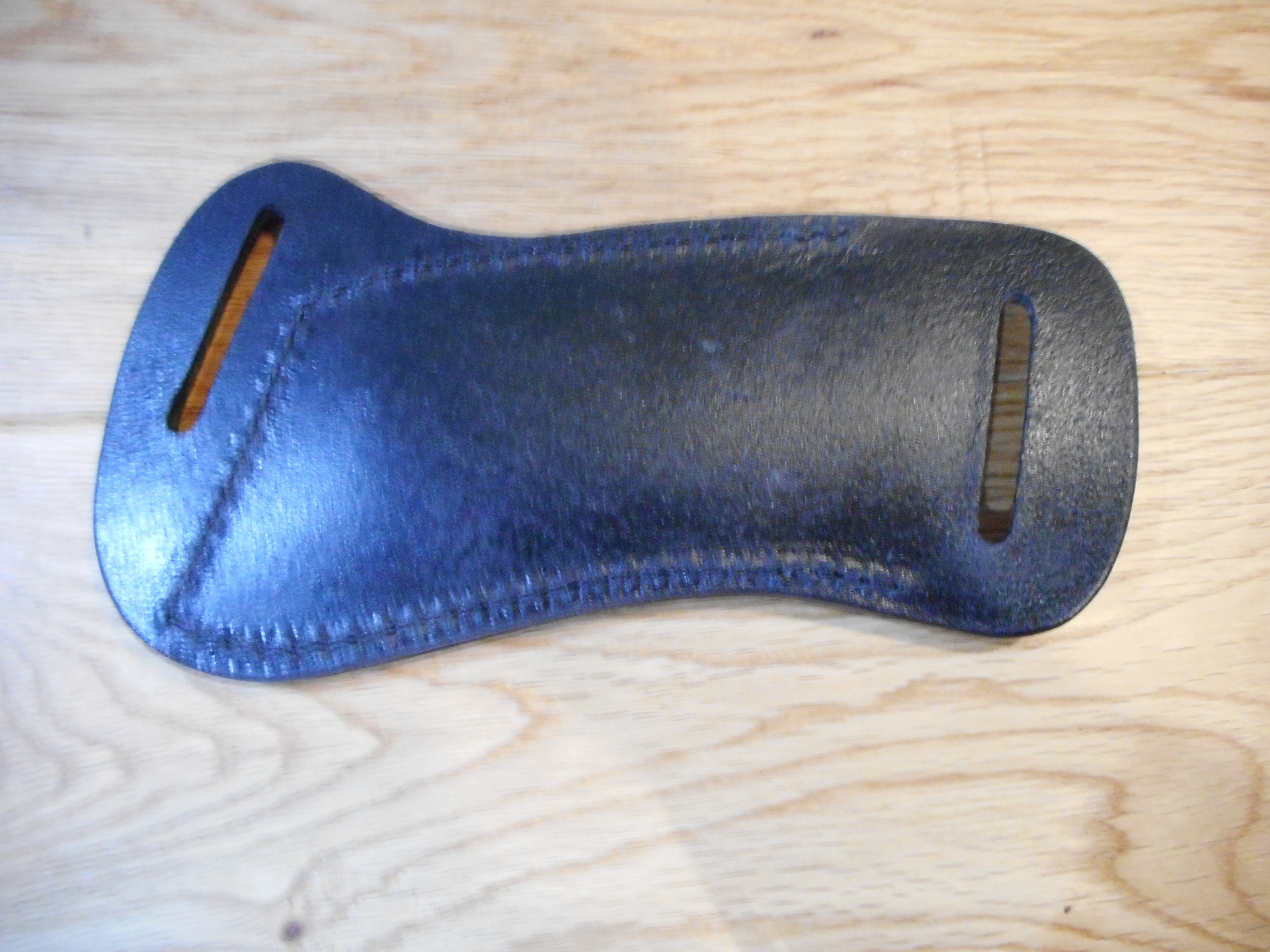 Cross Draw Buffalo Leather Knife Sheath Black Oil Rustic. Fits | Etsy