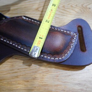 Custom Made to Fit a Buck 110 Cross Draw Buffalo Tooled Leather Knife ...