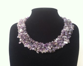 Amethyst choker | Etsy