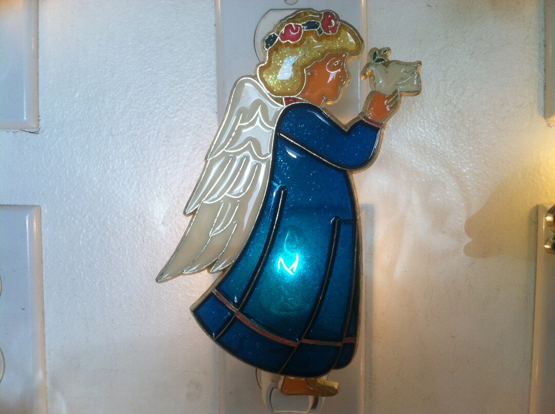 Blue Angel Night Light 4 Watt On/off Switch - Etsy