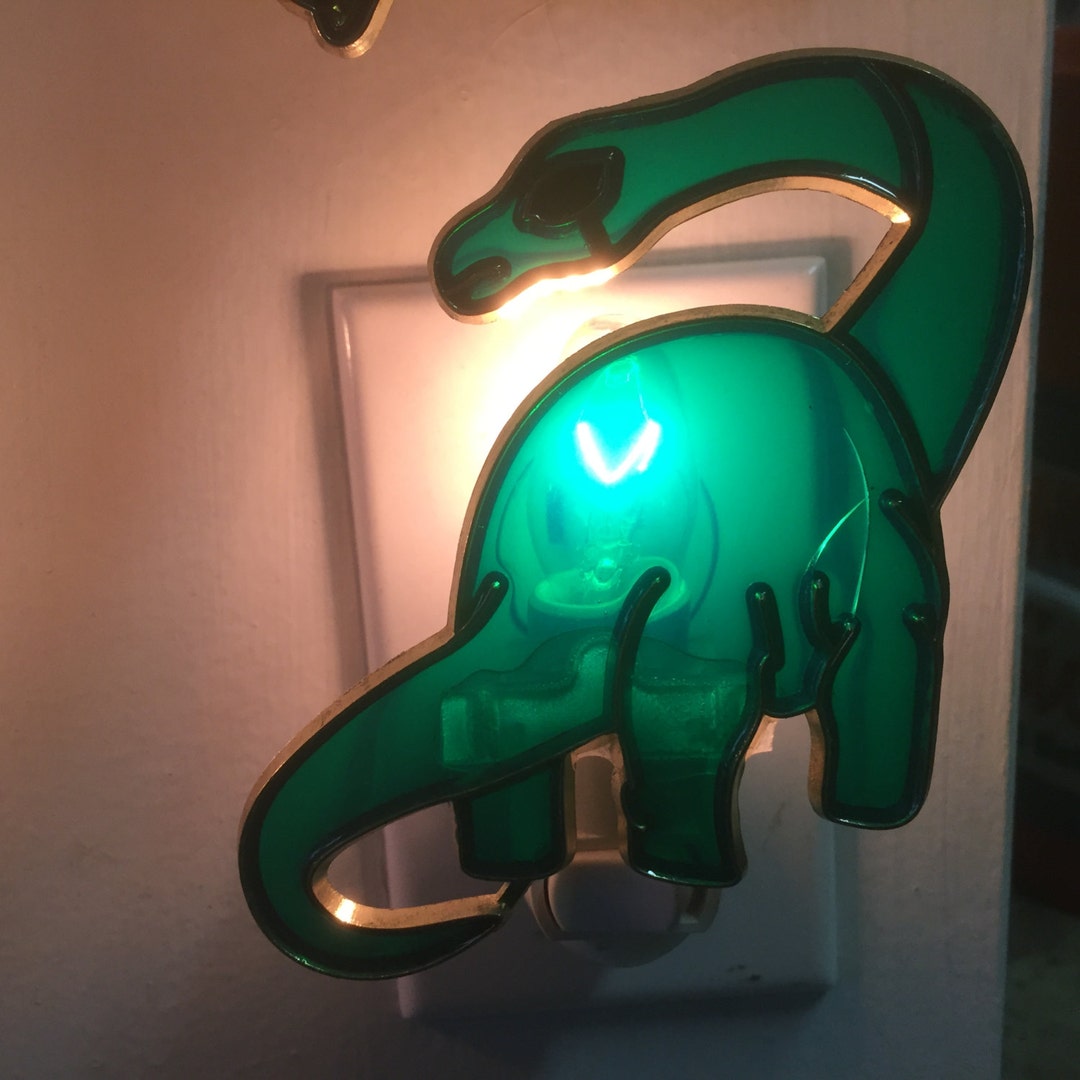 Dinosaur Brontosaurus Night Light 4 Watt On/off Switch - Etsy