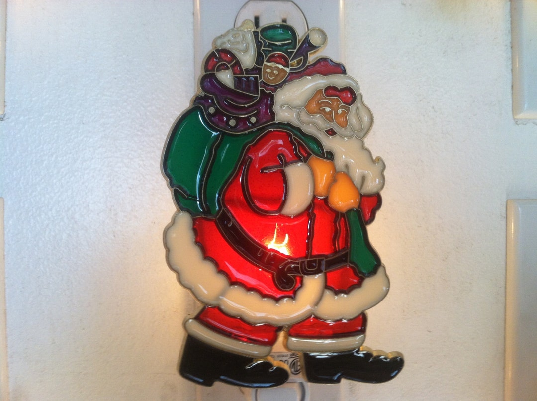 Christmas Santa Claus Night Light With 4 Watt On/off Switch - Etsy
