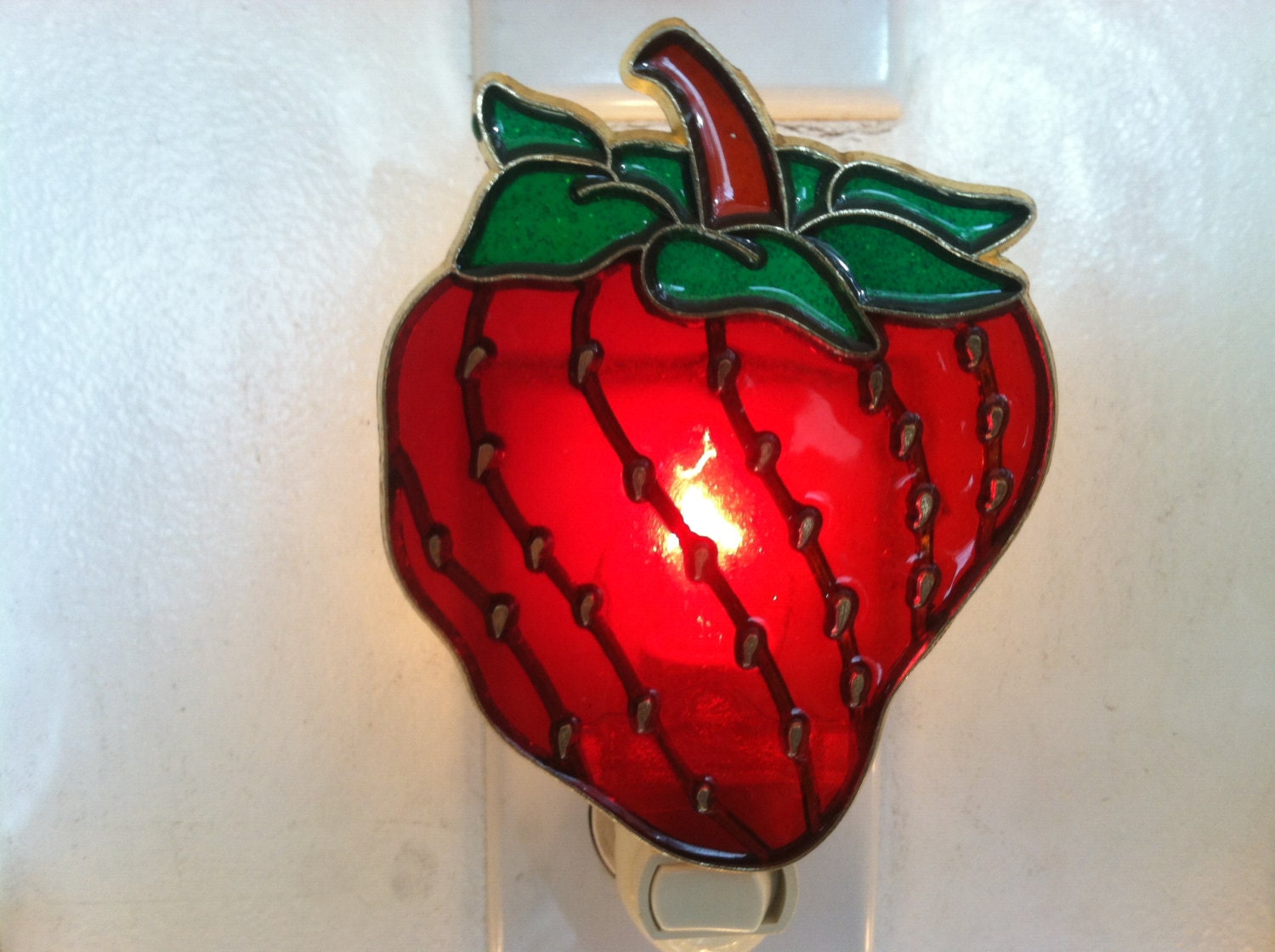 Strawberry Night Light 4 Watt On/off Switch - Etsy