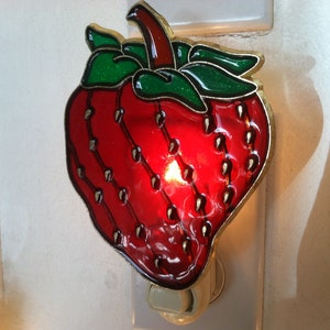 Strawberry Night Light 4 Watt On/off Switch - Etsy