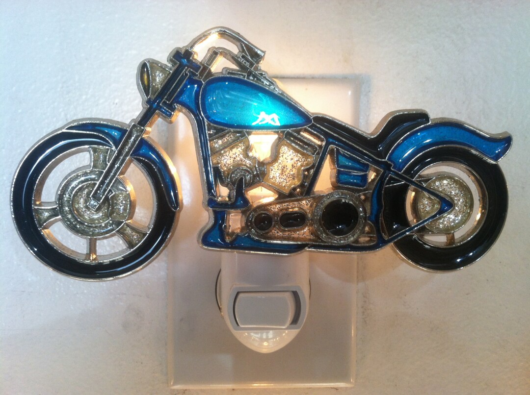 Motorcycle Night Light With 4 Watt On/off Switch - Etsy