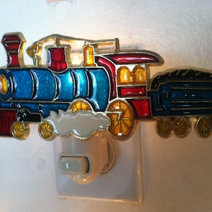 Train Night Light 4 Watt On/off Switch - Etsy