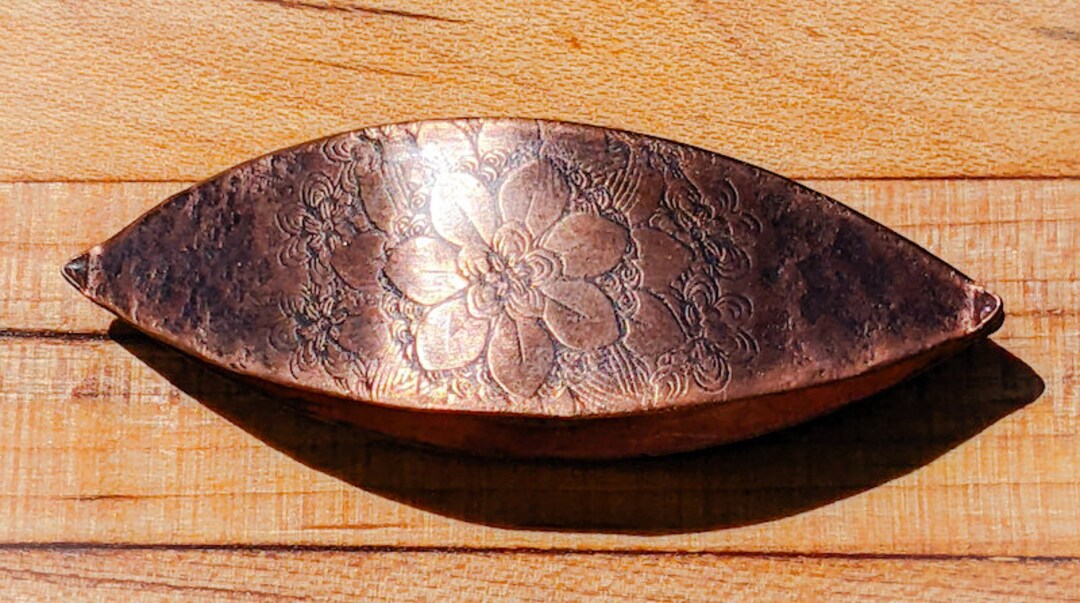 Posey Mandala Tatting Shuttle With Patina. Made to Order. Available ...