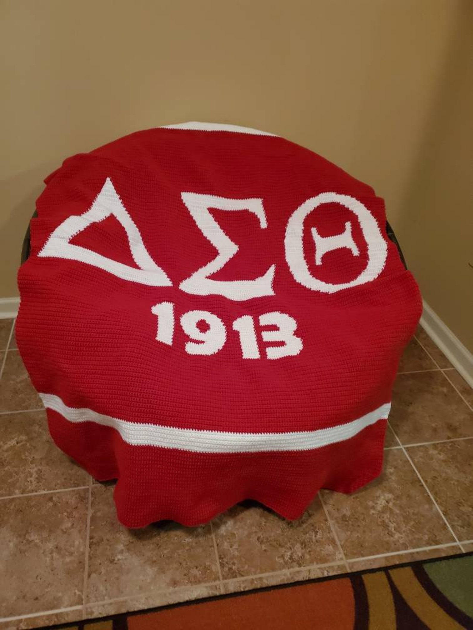 Delta Sigma Theta Sorority Afghans Made to Order - Etsy
