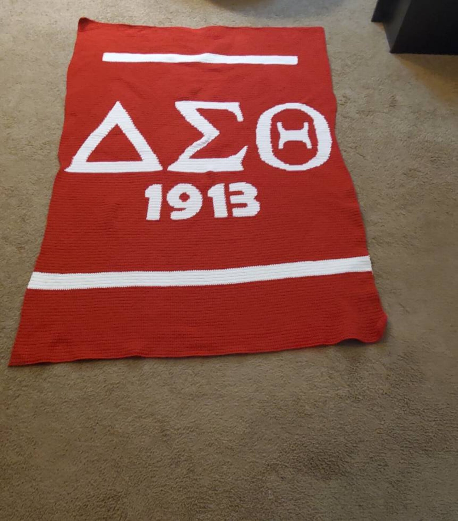 Delta Sigma Theta Sorority Afghans Made to Order - Etsy