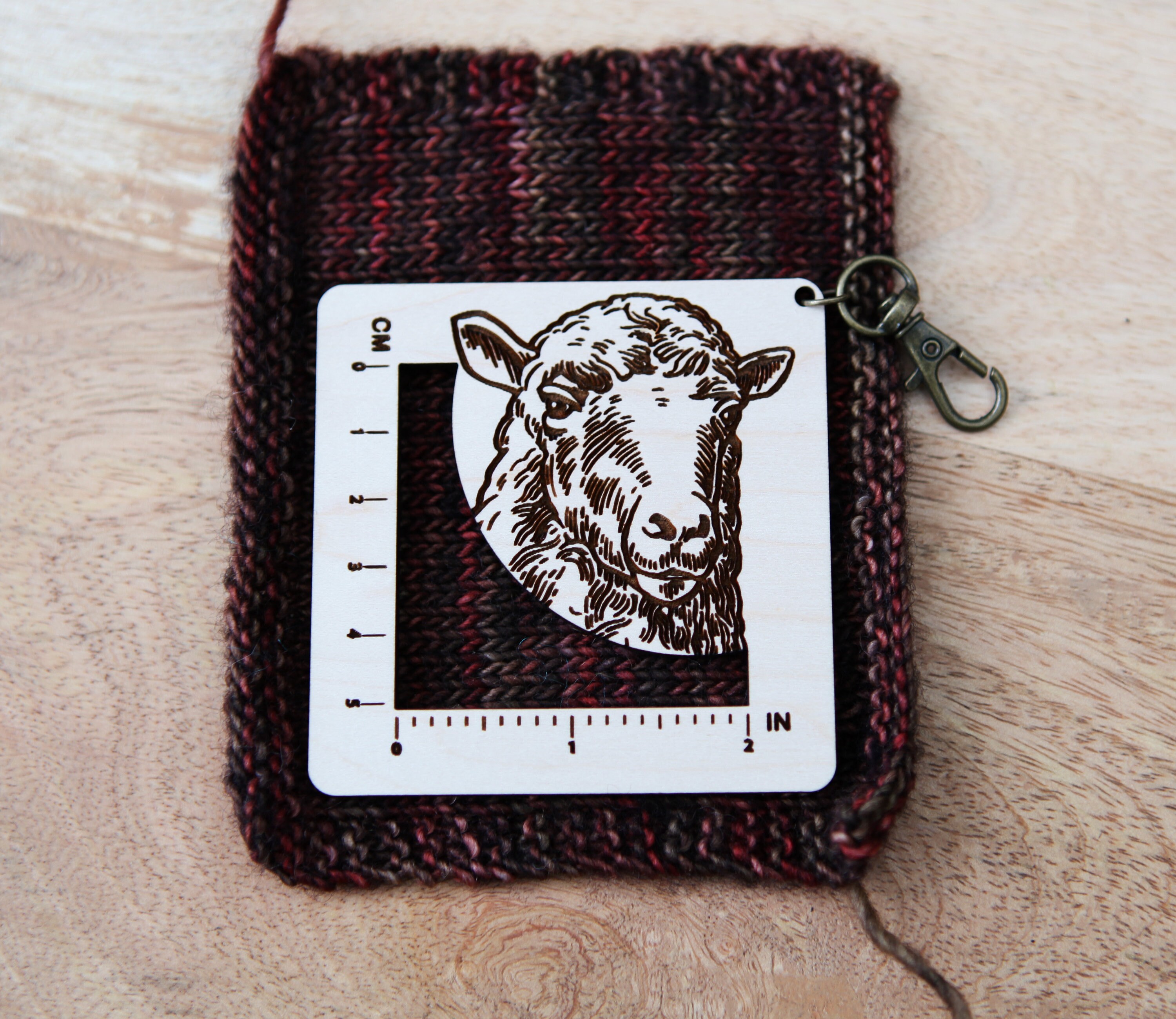 Sheep Gauge Swatch Measurement Ruler in Inches and Centimeters - Etsy