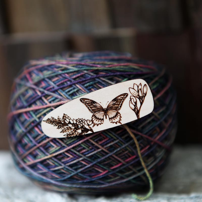 Flower Yarn Clips Etsy