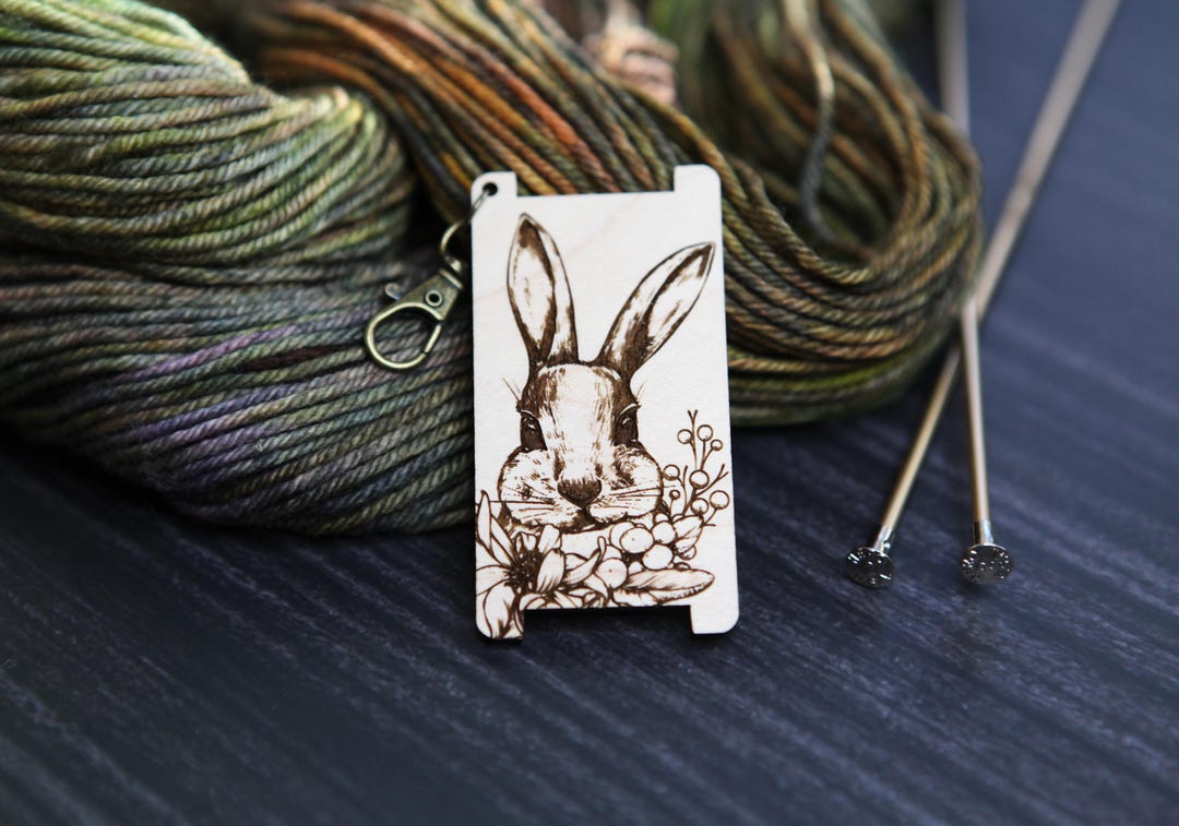 Rabbit in Forest Spinners Control Tool , WPI (wraps per Inch) Ruler ...