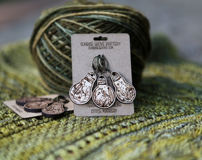 Stitch Markers - Bundled up Bears, Set of Four - Etsy
