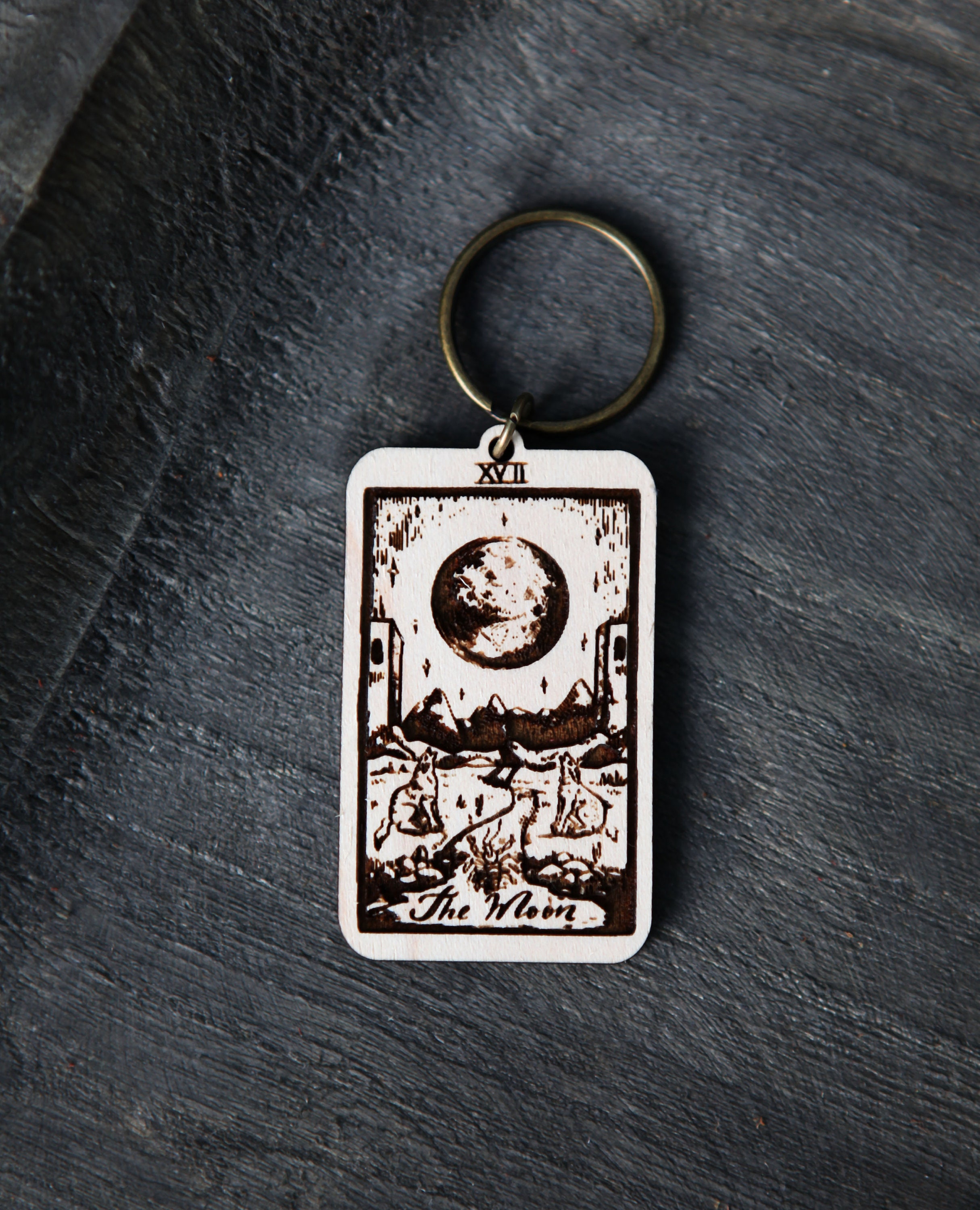 Tarot Card Keychain Made From Maple Wood. Major Arcana Tarot | Etsy