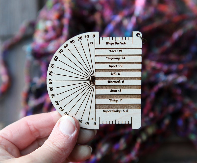 Celtic Tree of Life Spinners Control Tool WPI (wraps per Inch) Ruler ...