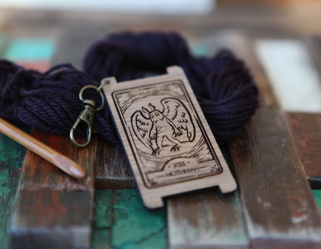 Mothman Tarot Card Spinners Control Tool , WPI (wraps per Inch) Ruler ...