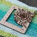 Rose Flower Gauge Swatch Measurement Ruler in Inches and - Etsy