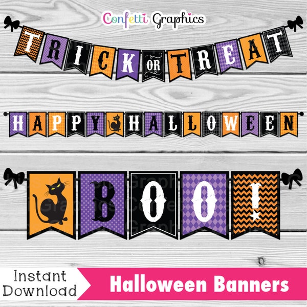 Halloween Banner - Etsy