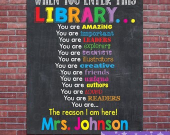 When You Enter This Classroom Poster | Etsy