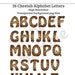 26 Cheetah Leopard Alphabet Upper Case Letters Safari Camp - Etsy