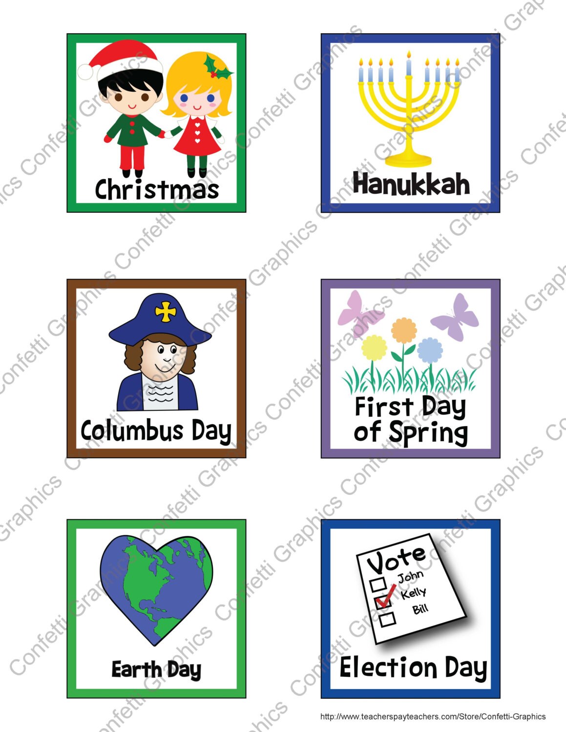 Classroom Calendar Cards for the Entire Year Includes A - Etsy