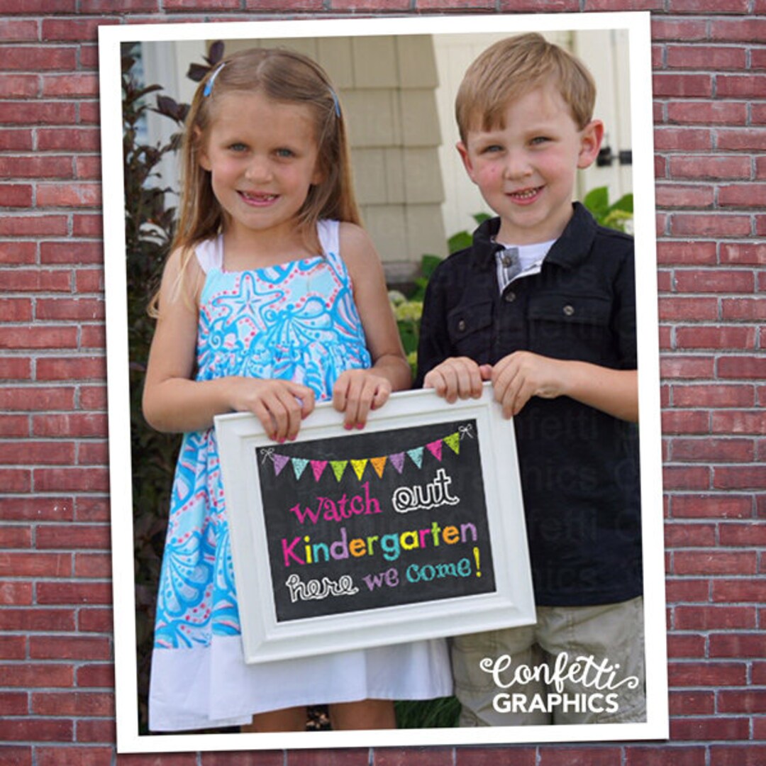 Watch Out Kindergarten Here We Come Preschool Graduation Grad Class ...