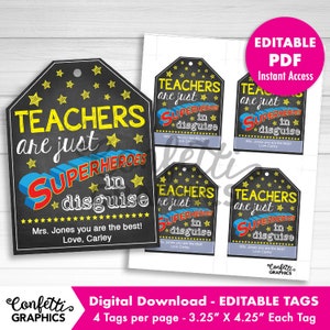 Teachers Are Just Superheroes in Disguise, Teacher Appreciation ...