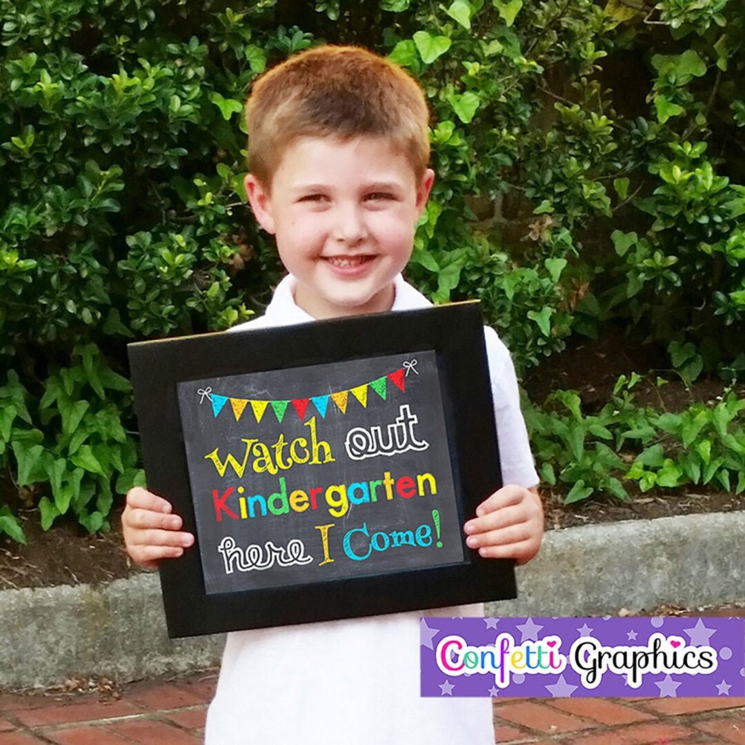 Watch Out Kindergarten Here I Come | Boy | Last Day of Pre-k | Pre-k ...