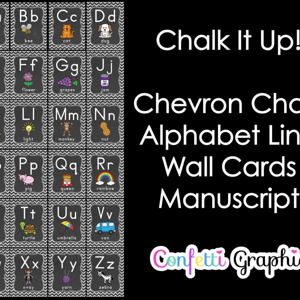 Chalkboard Letter - Etsy