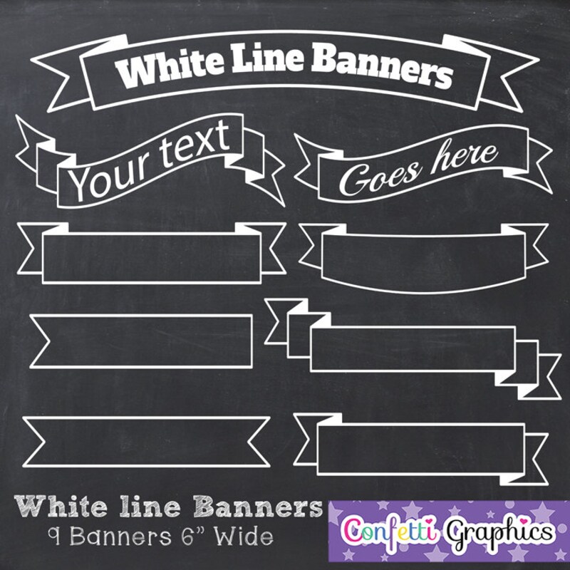 Chalkboard Ribbon - Etsy