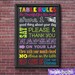 First Day of School Chalkboard Sign Poster Chalk Back to School Teacher ...