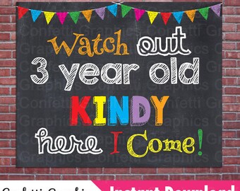 First Day of Kindy - Etsy