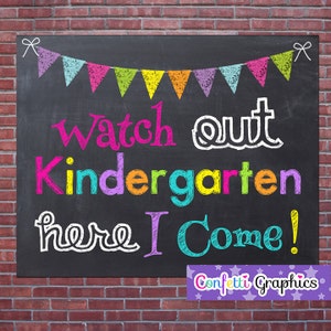 Watch Out Kindergarten Here I Come. Pre-k Graduation, Last Day Pre-k ...