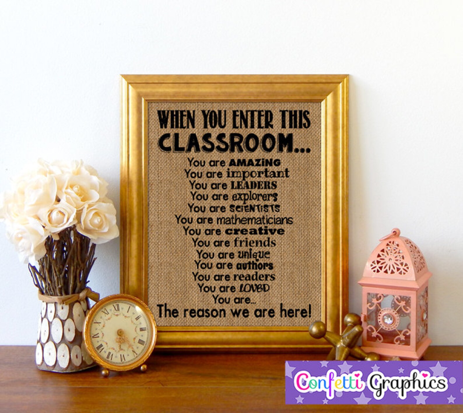 When You Enter This Classroom Rules Teacher Appreciation Gift - Etsy