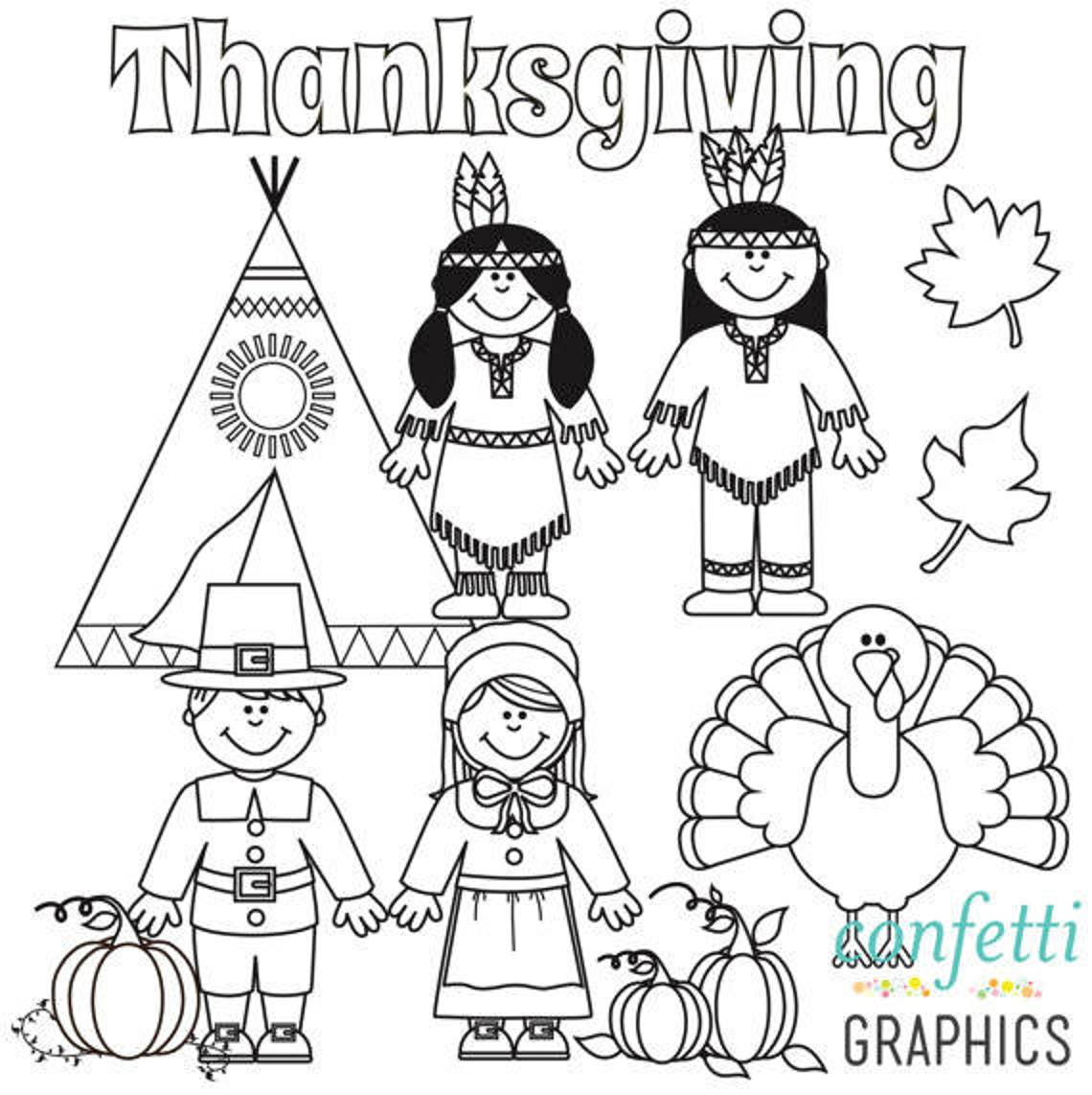Thanksgiving November Pilgrim Native American Indian Teepee - Etsy