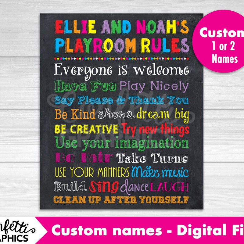 Kids Room Sign - Etsy