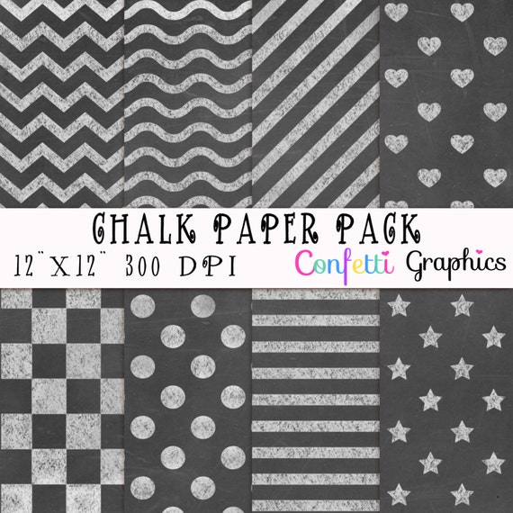 Digital Scrapbook Chalk Lines Pretty Paper. True Stories. {and