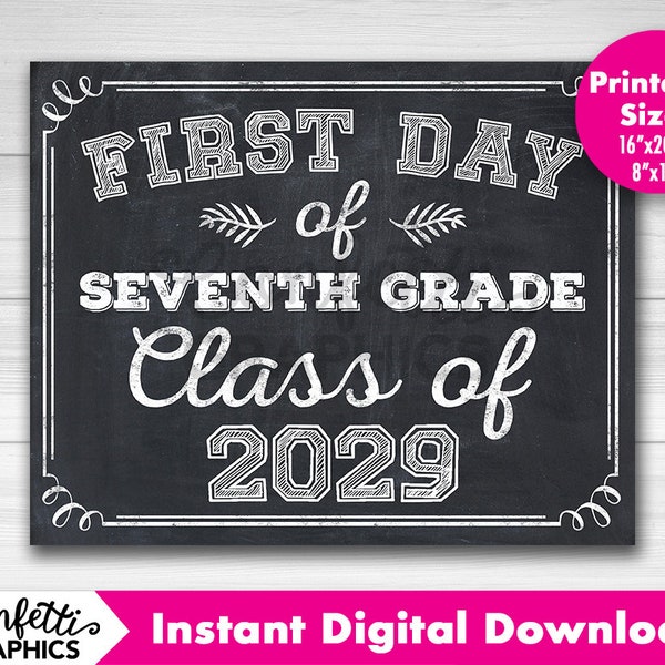 7th Grade Banner - Etsy