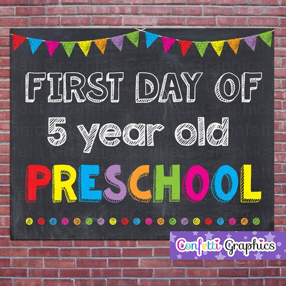 Cartel Del Primer Día De Preescolar Liceo Cristiano Monte Sinaí