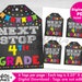 Next Stop 4th Grade Cards Gift Tags, Last Day of 3rd Grade, Third Grade ...