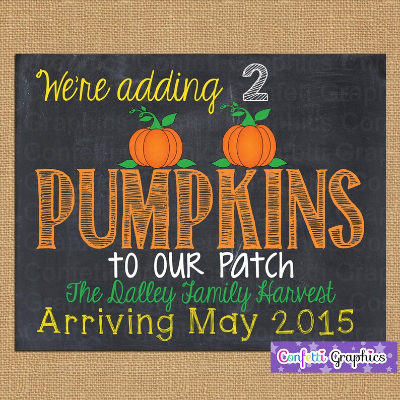 We're adding 2 Pumpkins to our patch Twins Fall October | Etsy