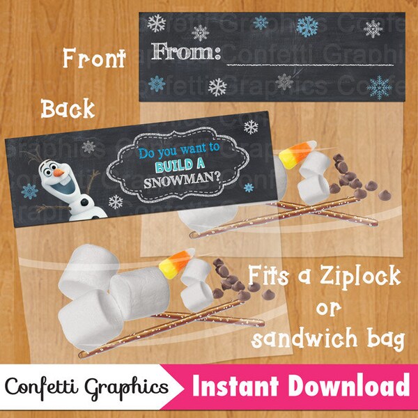 Olaf Party Favors - Etsy