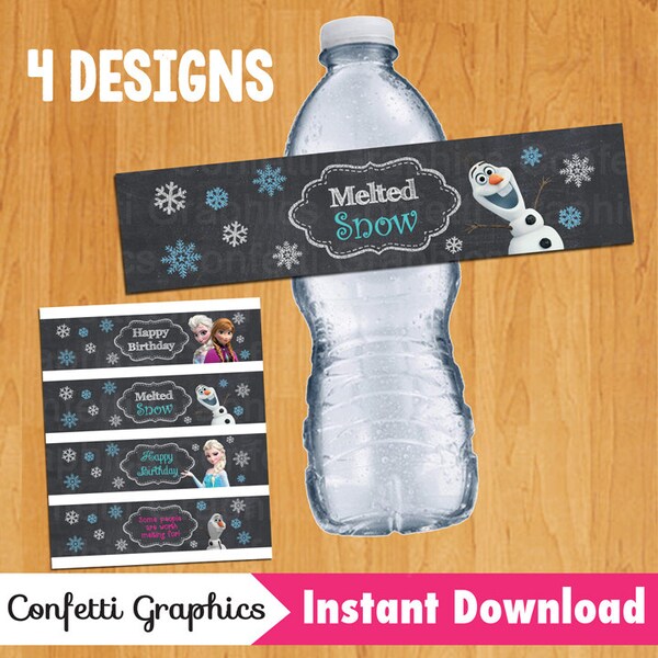 Frozen Labels - Etsy